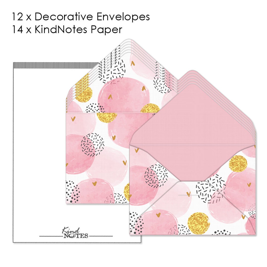 Unique Mini Decorative Envelopes With Blank Papers | 2 1/4" L X 1 5/8 ...