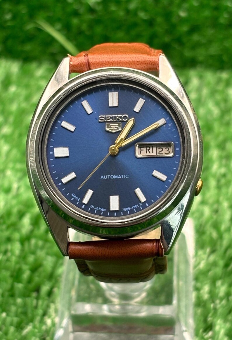 Seiko 5 Automatic - Blue Dial - Mint Condition - Vintage Watch - Made ...