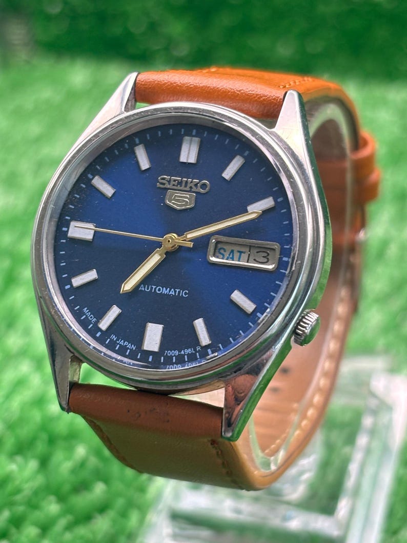 Seiko 5 Automatic - Blue Dial - Mint Condition - Vintage Watch - Made ...