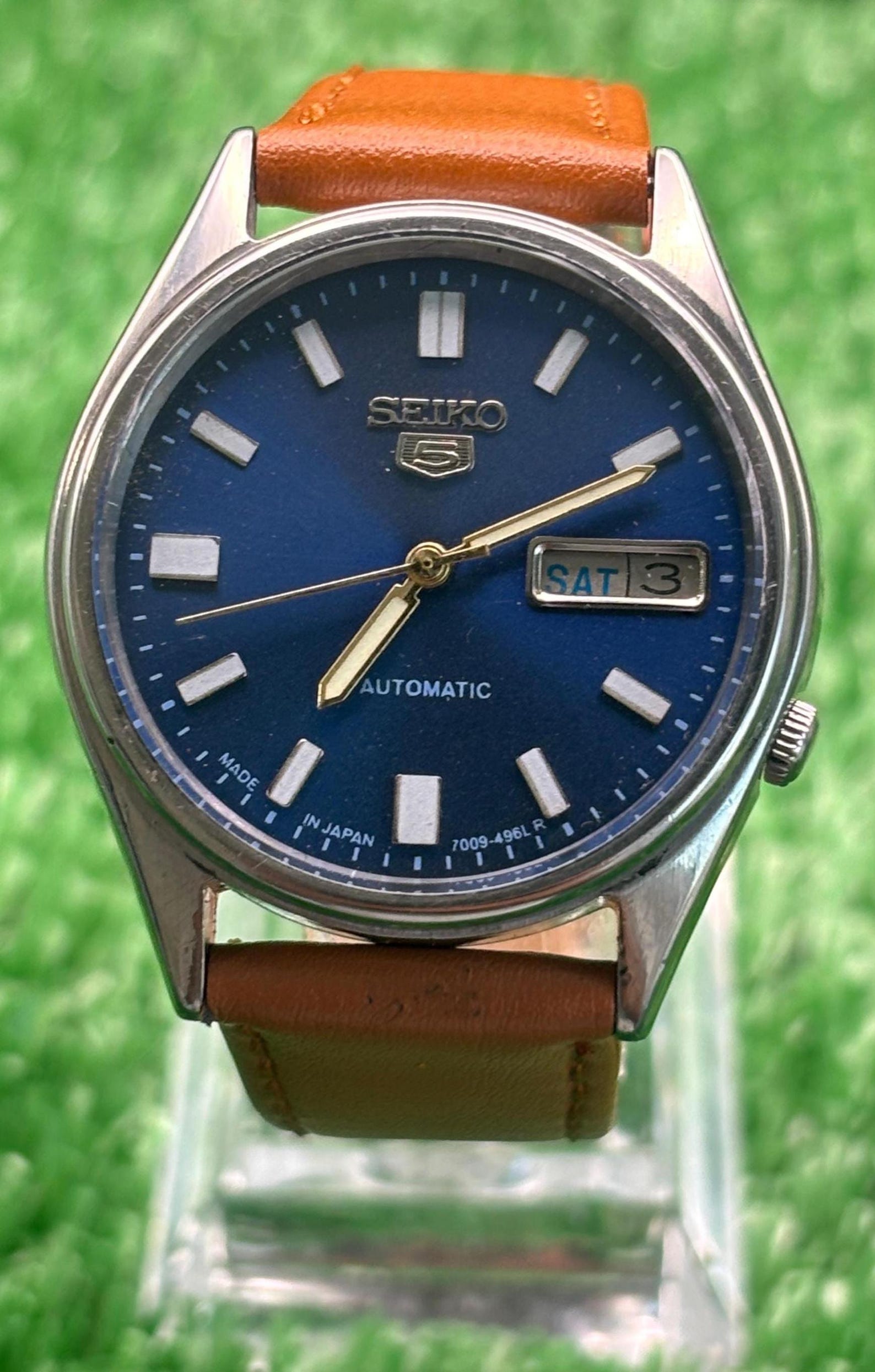 Seiko 5 Automatic - Blue Dial - Mint Condition - Vintage Watch - Made ...