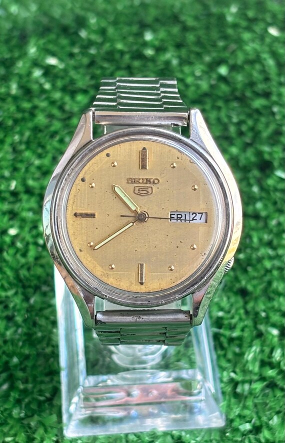 Seiko 5 Automatic- Gold Dial - Mint Condition - Vinta… - Gem