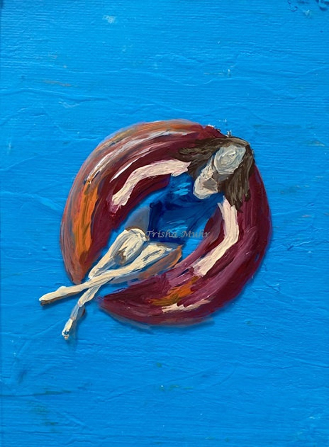 Girl in Floaty Print, Summer Pool Time, Lake Decor, Cabin Decor ...