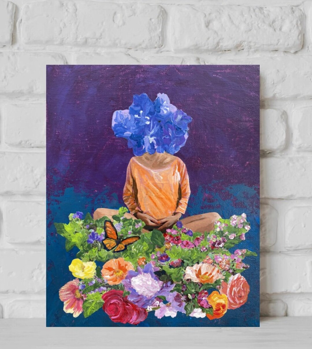 Woman in Flowers Print, Strong Woman, International Womans Day Poster ...