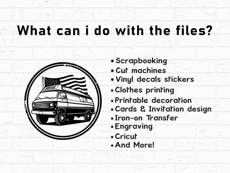 Van SVG PNG Bundle, Camper Retro Vehicle Silhouette Clipart, Travel ...