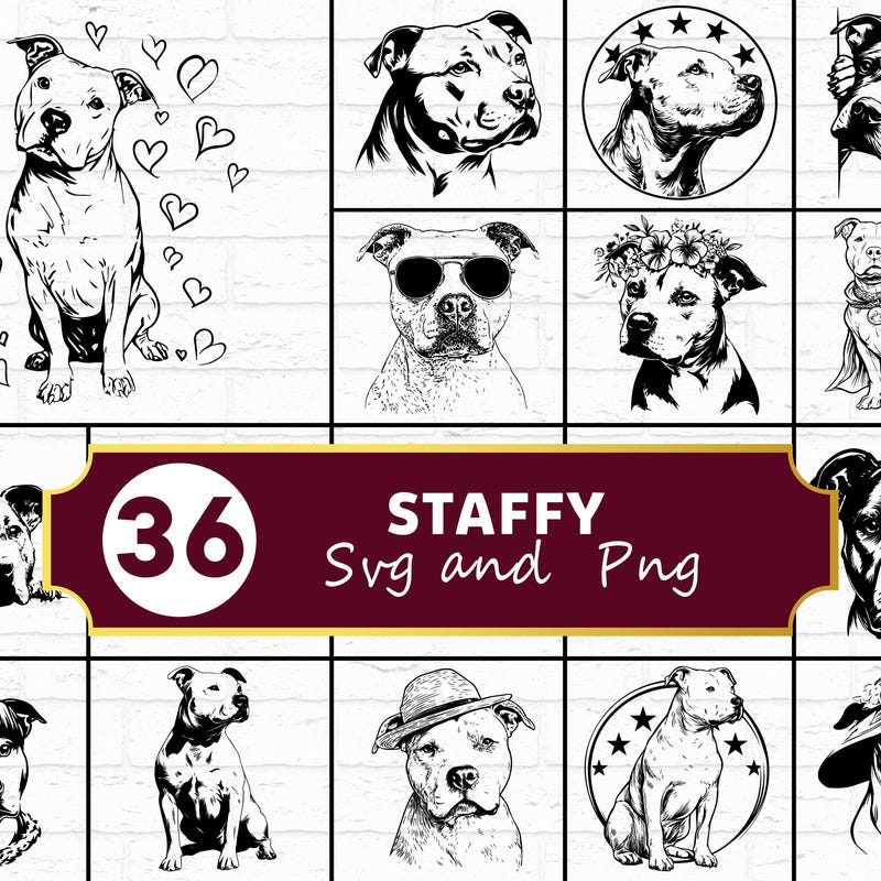 Staffy - Etsy