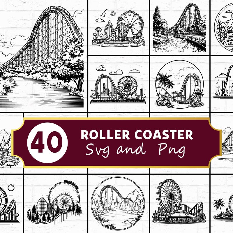Amusement Park Svg - Etsy