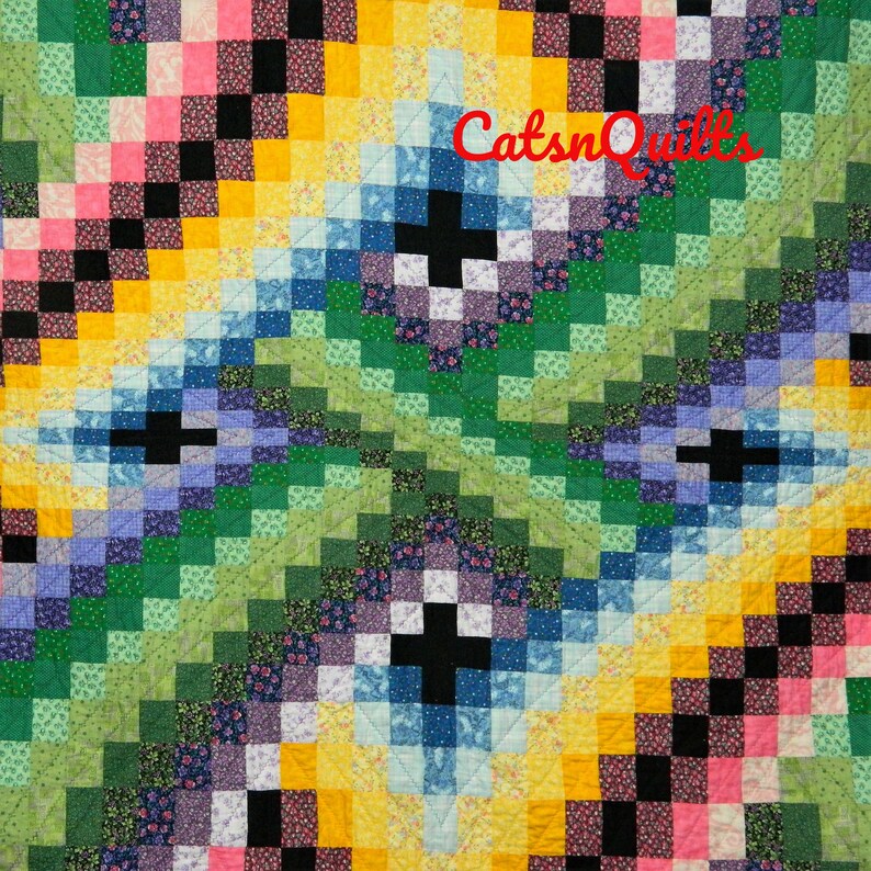 Bargello Quilt - Etsy
