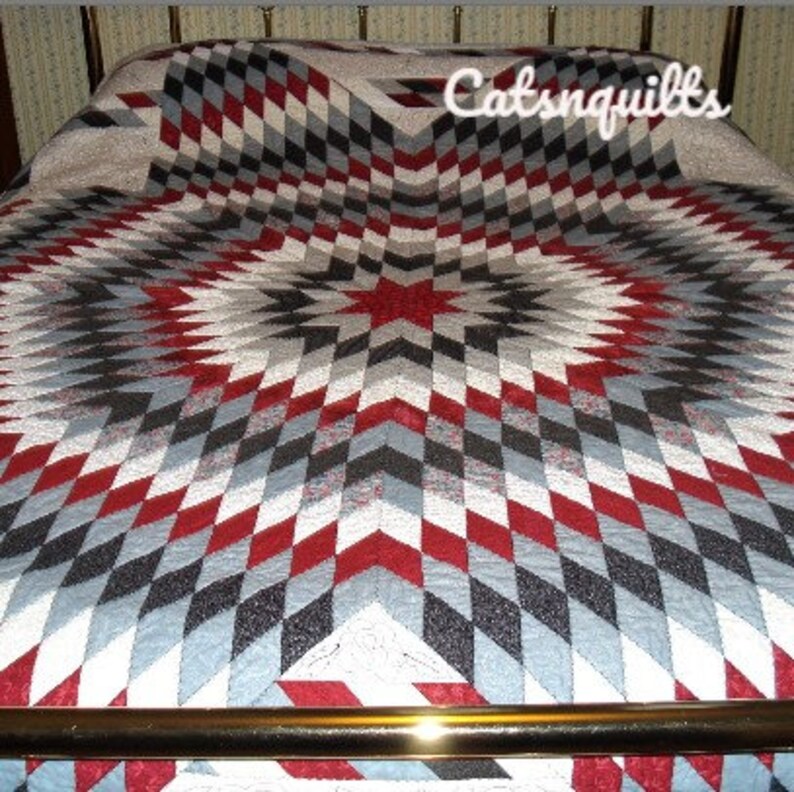 Lone Star Quilt - Etsy