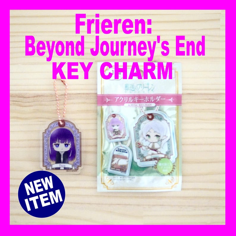 Frieren Fern Acrylic Keychain | Kawaii Anime Charm | Japanese Exclusive ...
