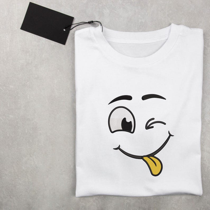 Winking Tongue Out Emoji PNG | Funny Smiley Face Clipart | Cute Emoji ...