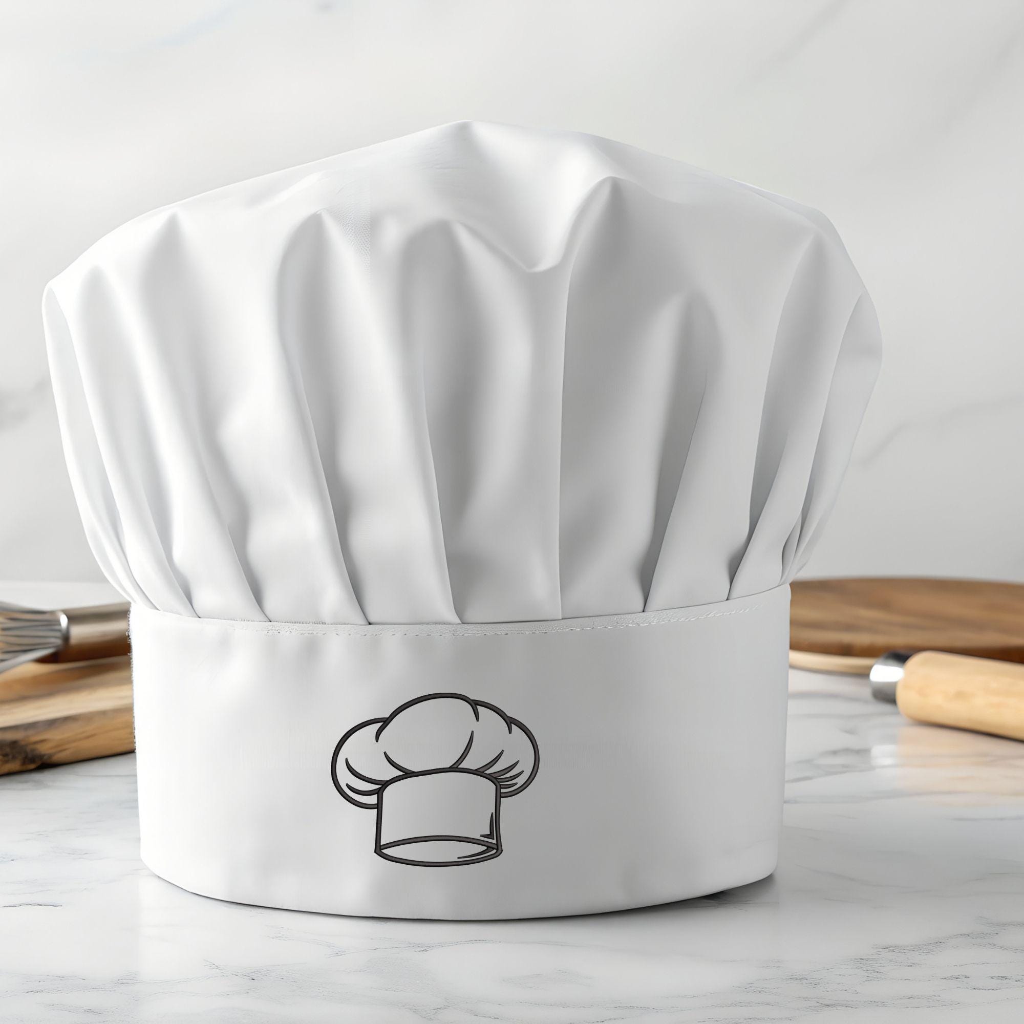 Chef Hat Embroidery Design: Kitchen Silhouette Machine Embroidery ...