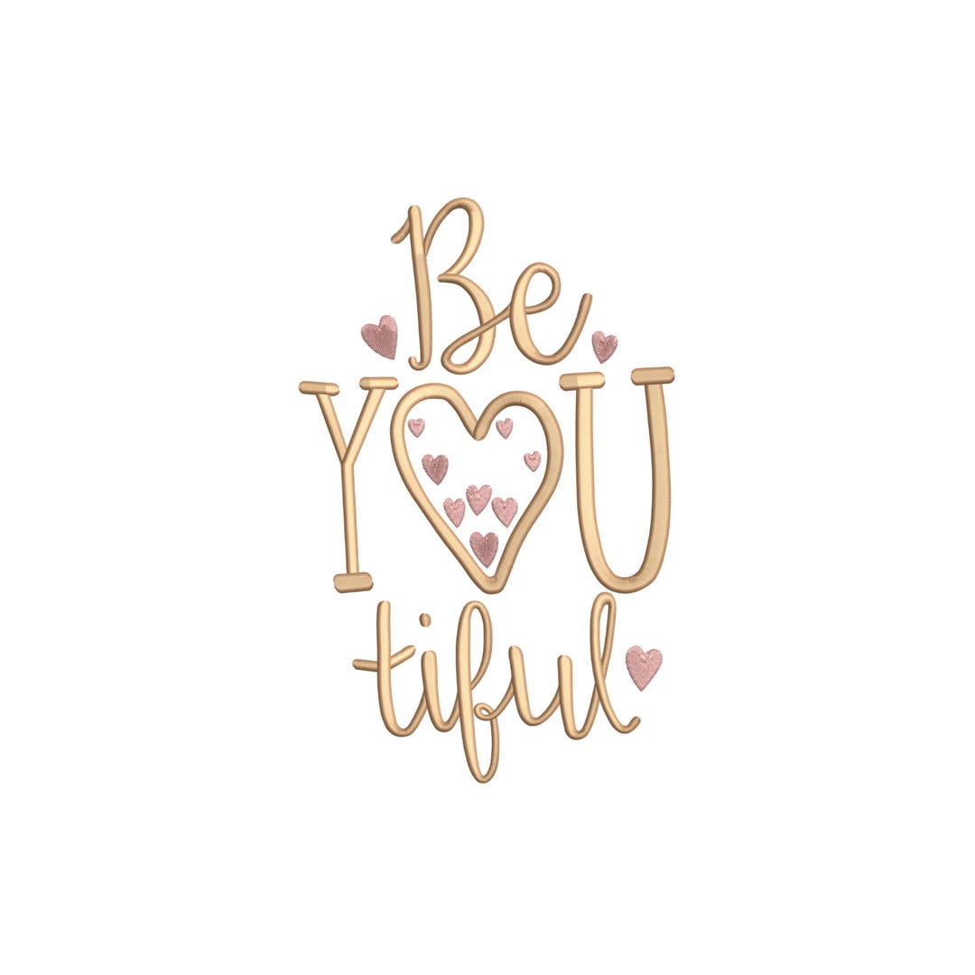 Beautiful - Machine Embroidery Design | Instant Digital Download PES ...