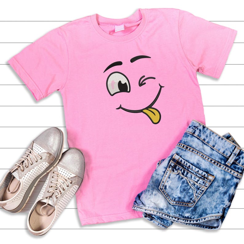 Winking Tongue Out Emoji PNG | Funny Smiley Face Clipart | Cute Emoji ...