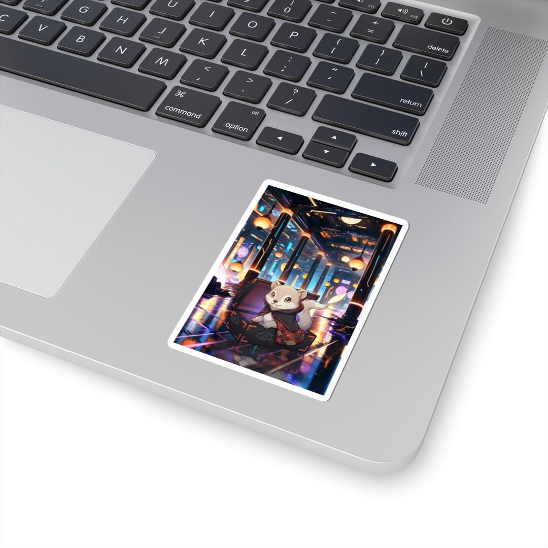 Cyberpunk Sticker Japan Inspired Anime Style Halloween Vampire Ferret ...
