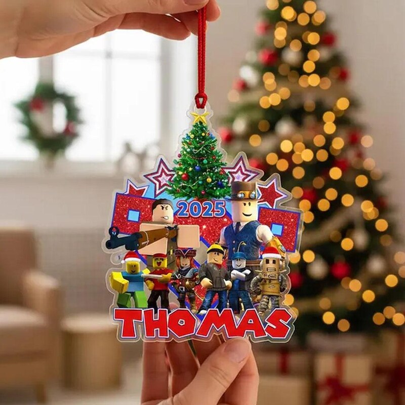Roblox Christmas Ornament - Etsy