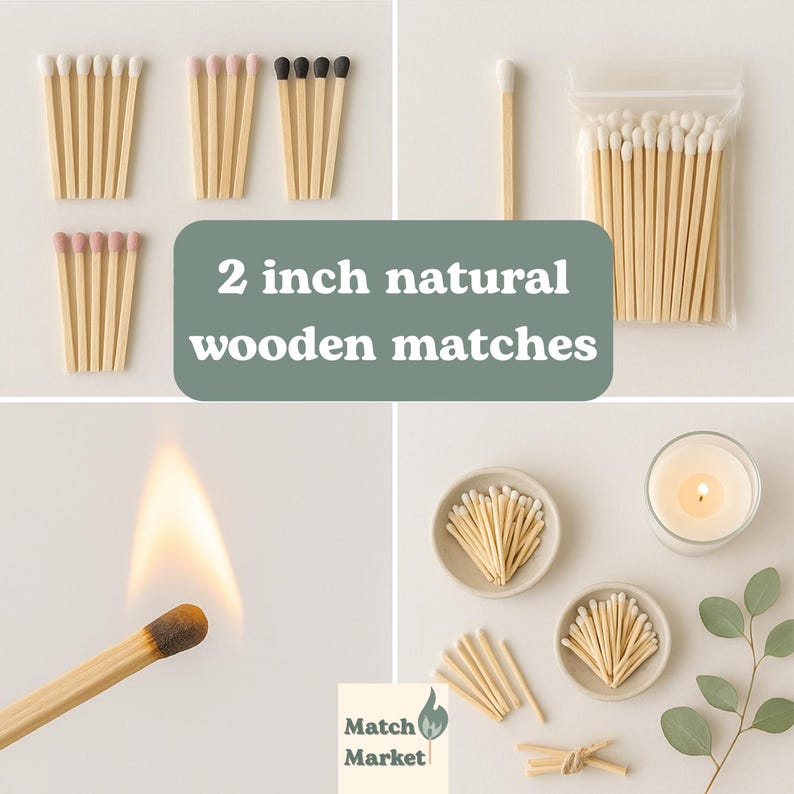 Colored Matches: 2-inch Matchsticks, DIY Craft Supply & Wedding Favors ...