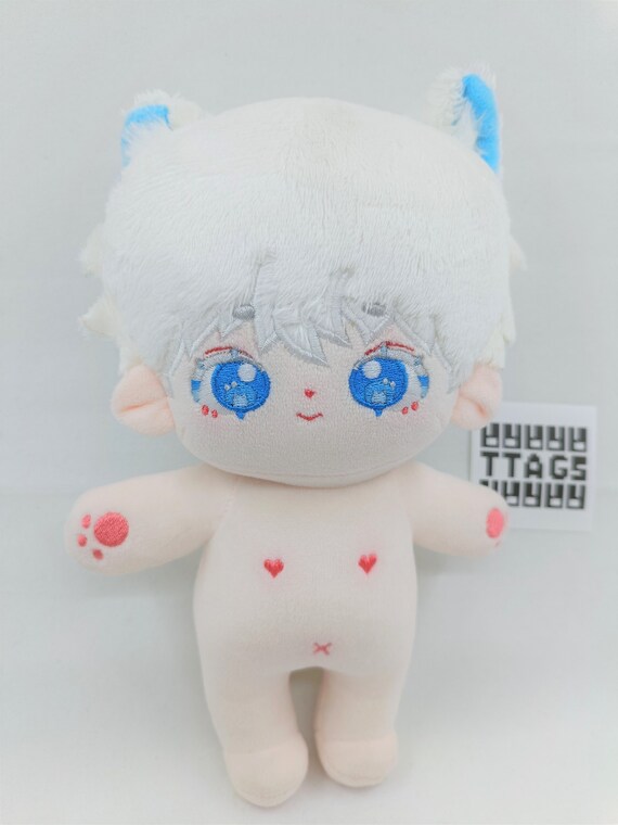 JJK Gojo Sensei Shy Neko Kitty 20cm Doll - Etsy