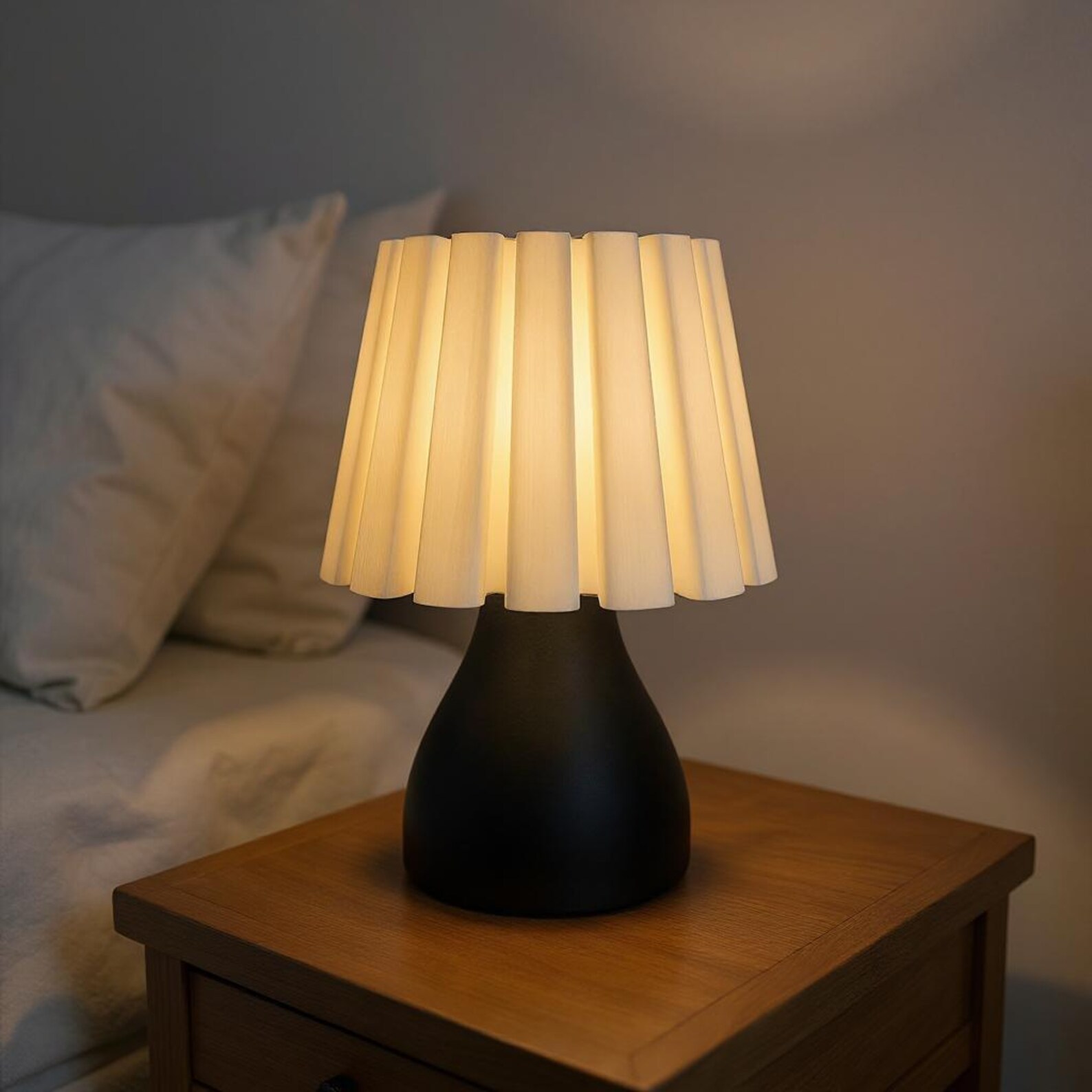 Creative Lamp, Soft Glow Ambient Desk Light, Modern Neutral Bedroom ...