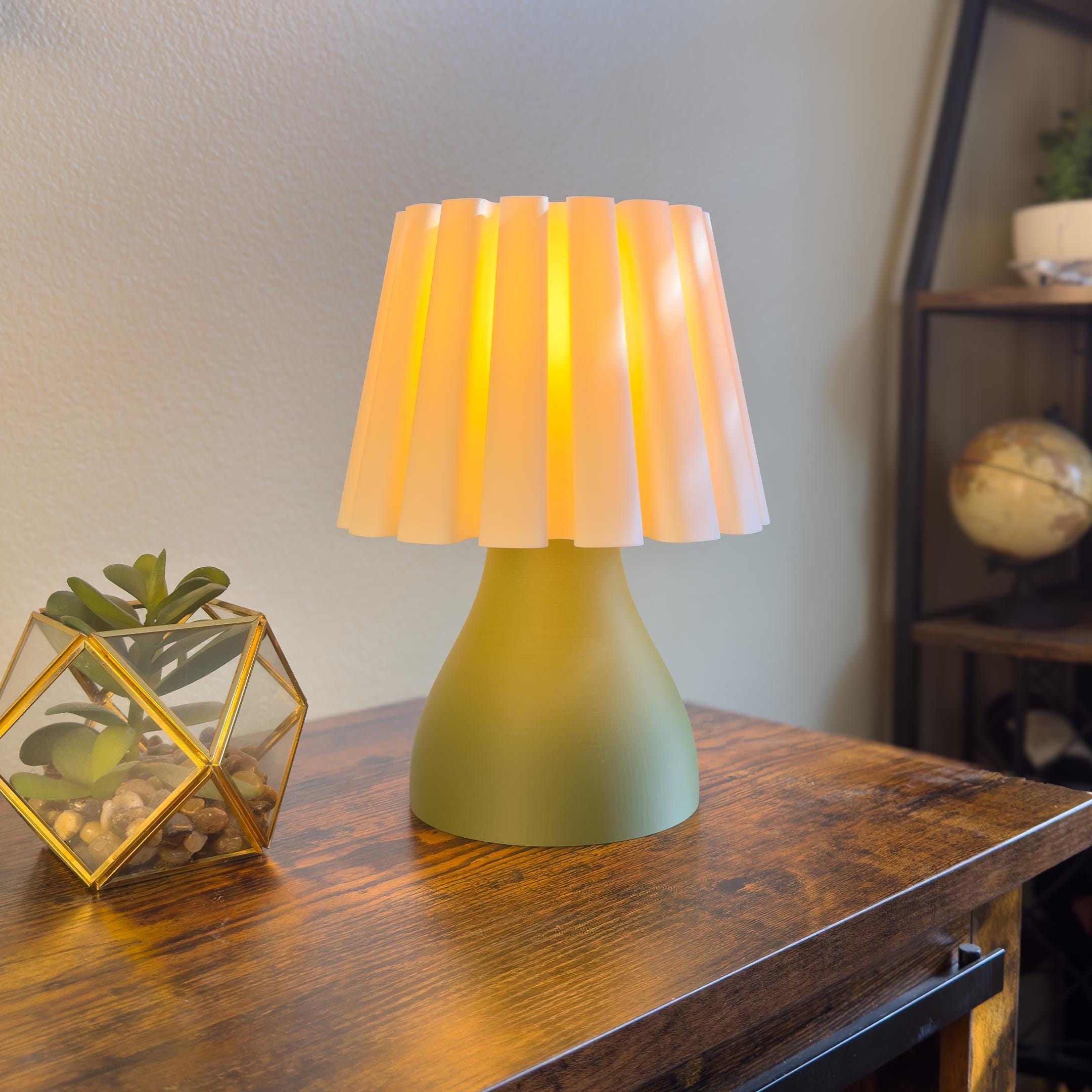 Creative Lamp, Soft Glow Ambient Desk Light, Modern Neutral Bedroom ...