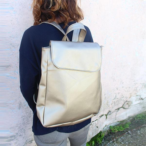Pale Blue Vegan Leather Backpack Purse for Laptop Travel - Etsy