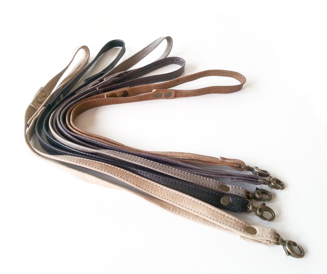 Leather Lanyard, Leather Keychain, Leather Key Strap, Leather Neck ...