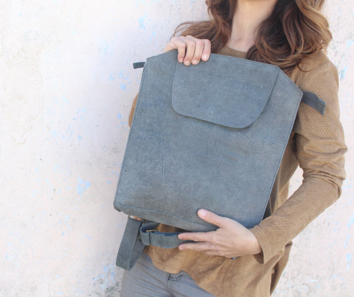Women's Leather Backpack Purse Handmade Rucksack for - Etsy