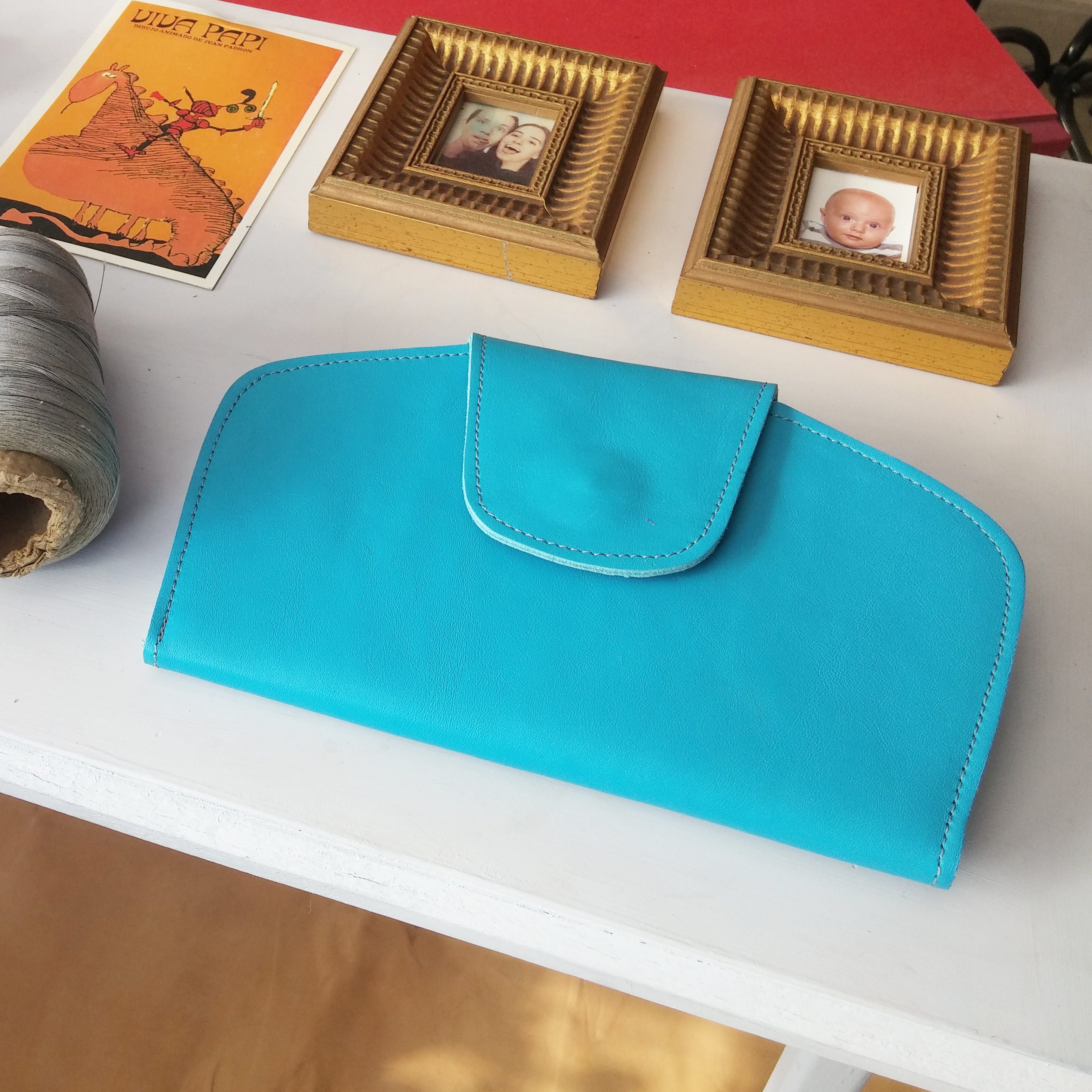 Woman Wallet Slim Wallet Leather Clutch Bag Clutch Purse - Etsy