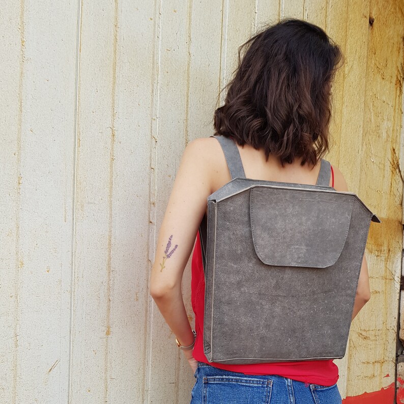 Women's Leather Backpack Purse Handmade Rucksack for Travel, School ...