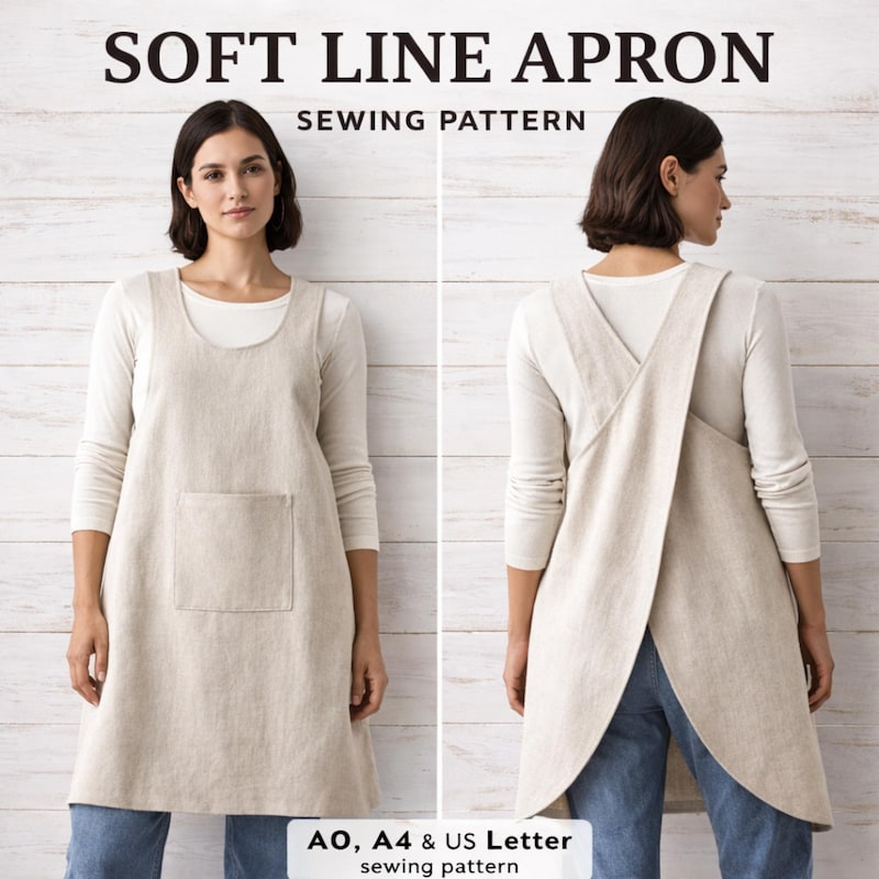 Japanese Apron Pattern - Etsy