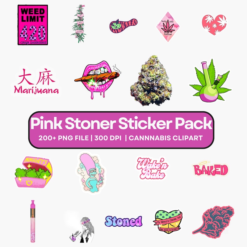 Stoner Stickers - Etsy