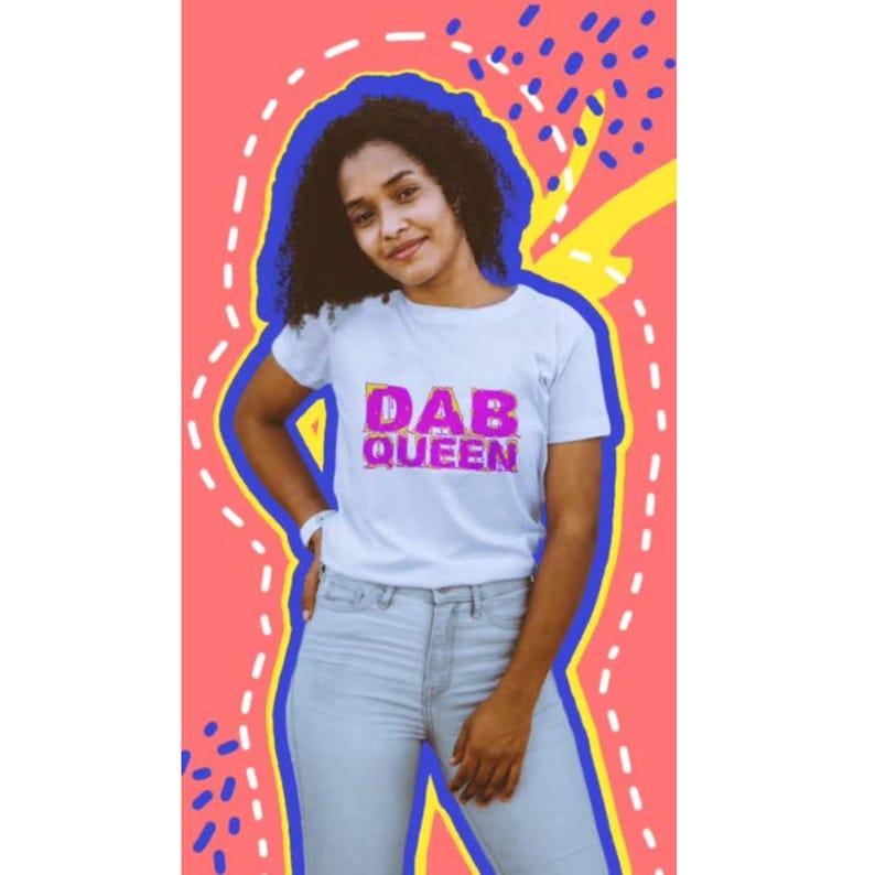Dab Queen SVG: High-resolution Design (instant Download) - Etsy