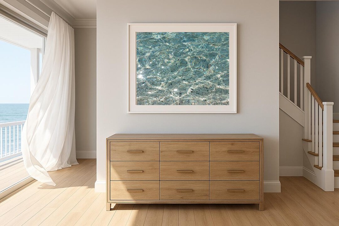 Shimmering Turquoise Water Digital Print | Ocean Fine Art Photography ...