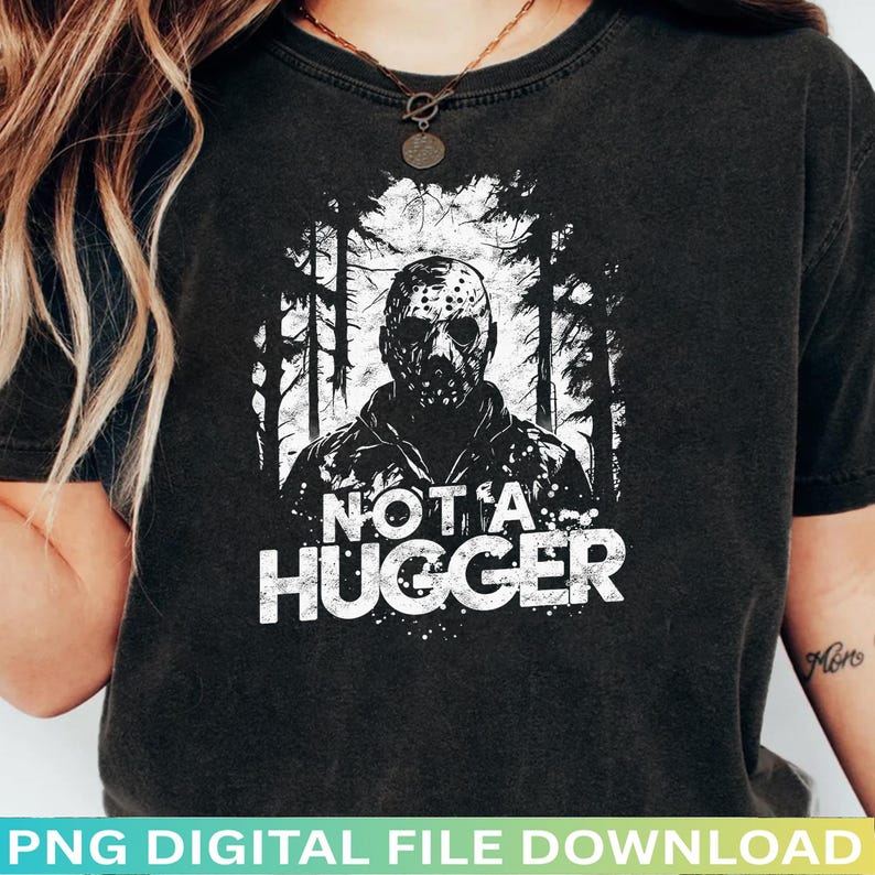 Scary Hugger PNG, Creepy Character Sublimation, Funny Halloween Digital ...