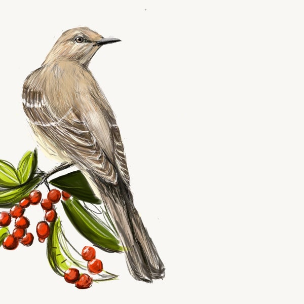 Mockingbird Print - Etsy