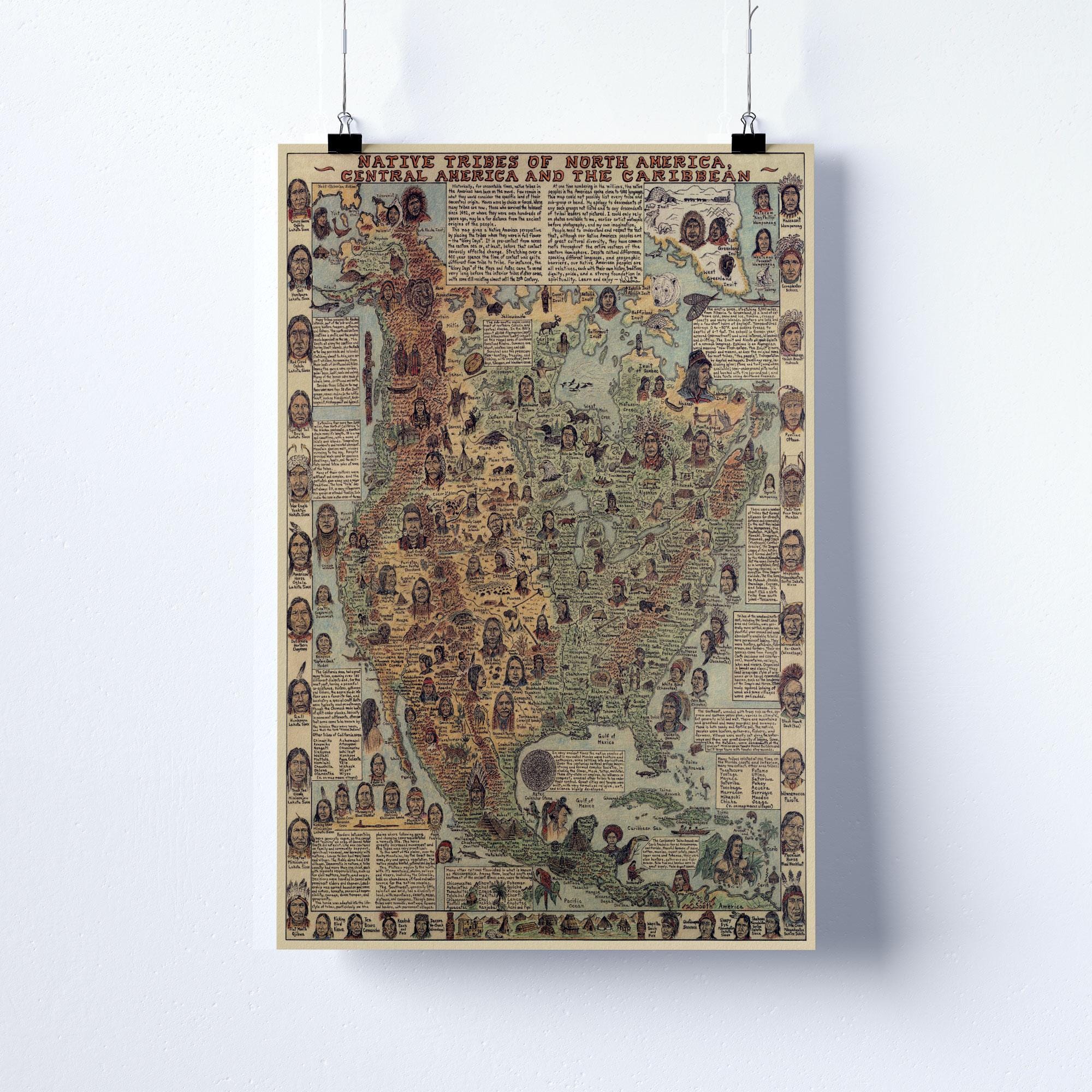 Native Tribes of North America Central American and the Caribbean ...