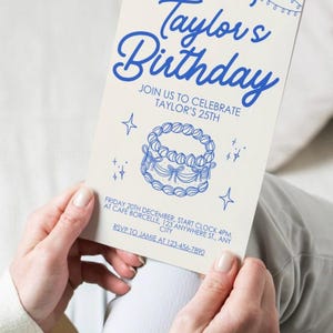 Editable Birthday Invitation Template – Canva Design for Any Age ...