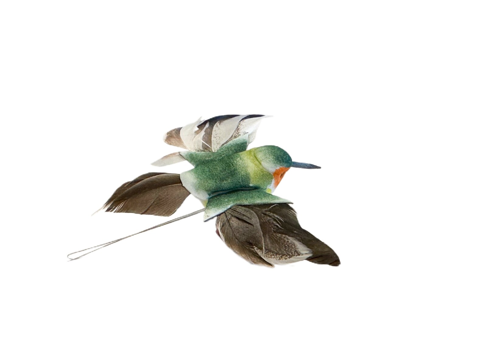 Artificial GREEN Hummingbird on Wire - Christmas Tree, Christmas ...