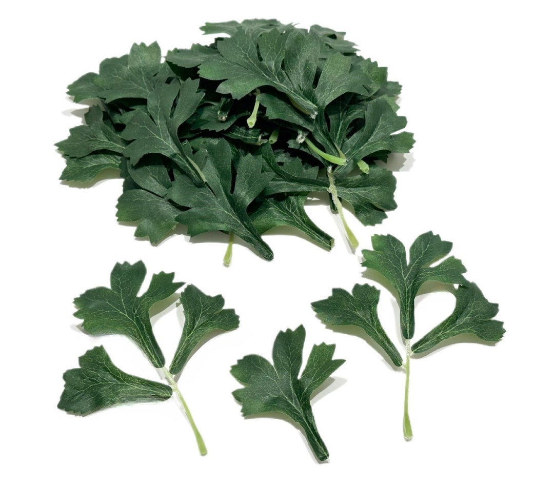 30 Artificial Green RANUNCULUS Leaves - Artificial Flowers, Silk ...