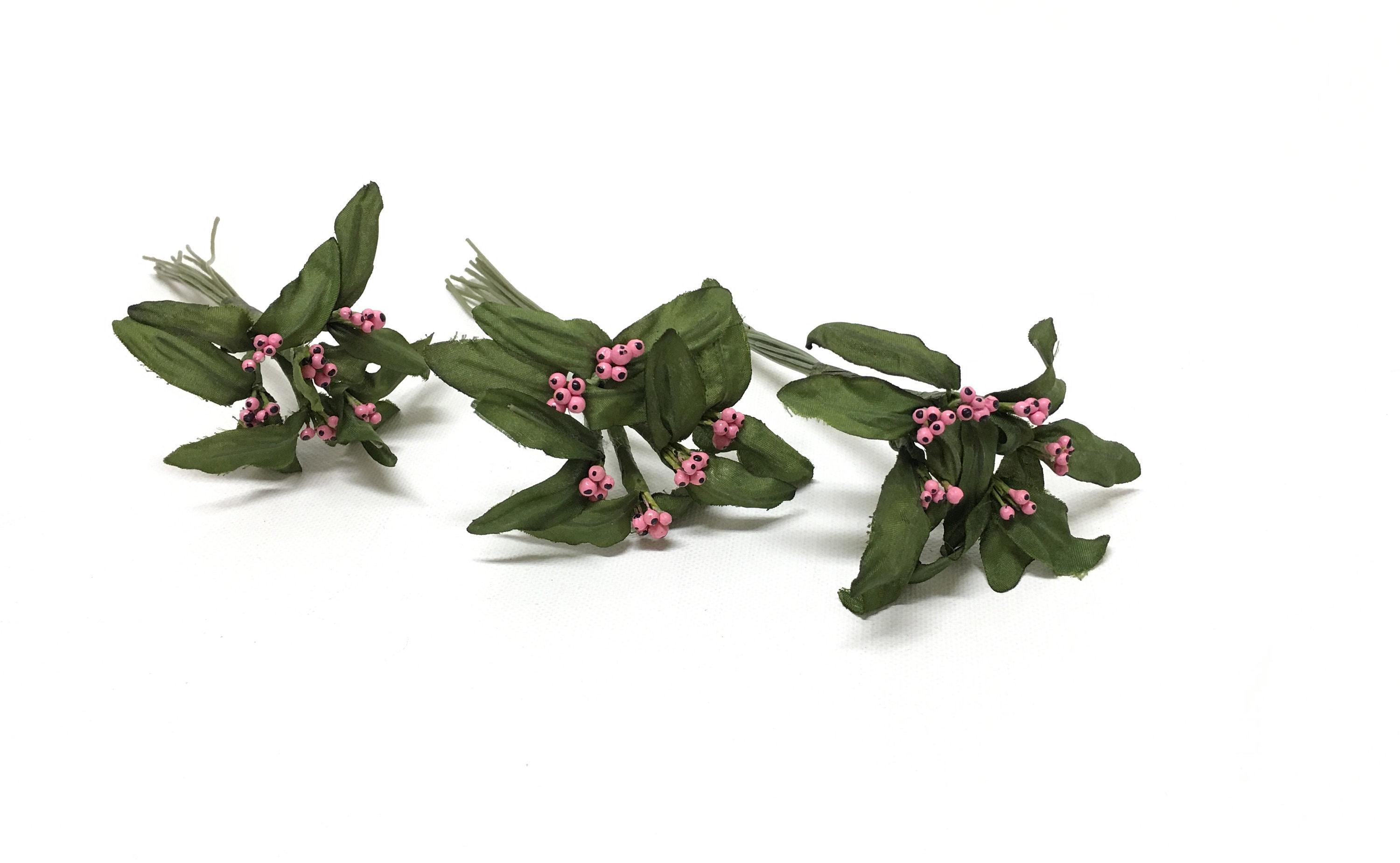 3 Sets Tiny PINK Artificial Berry Picks Artificial Flowers - Etsy
