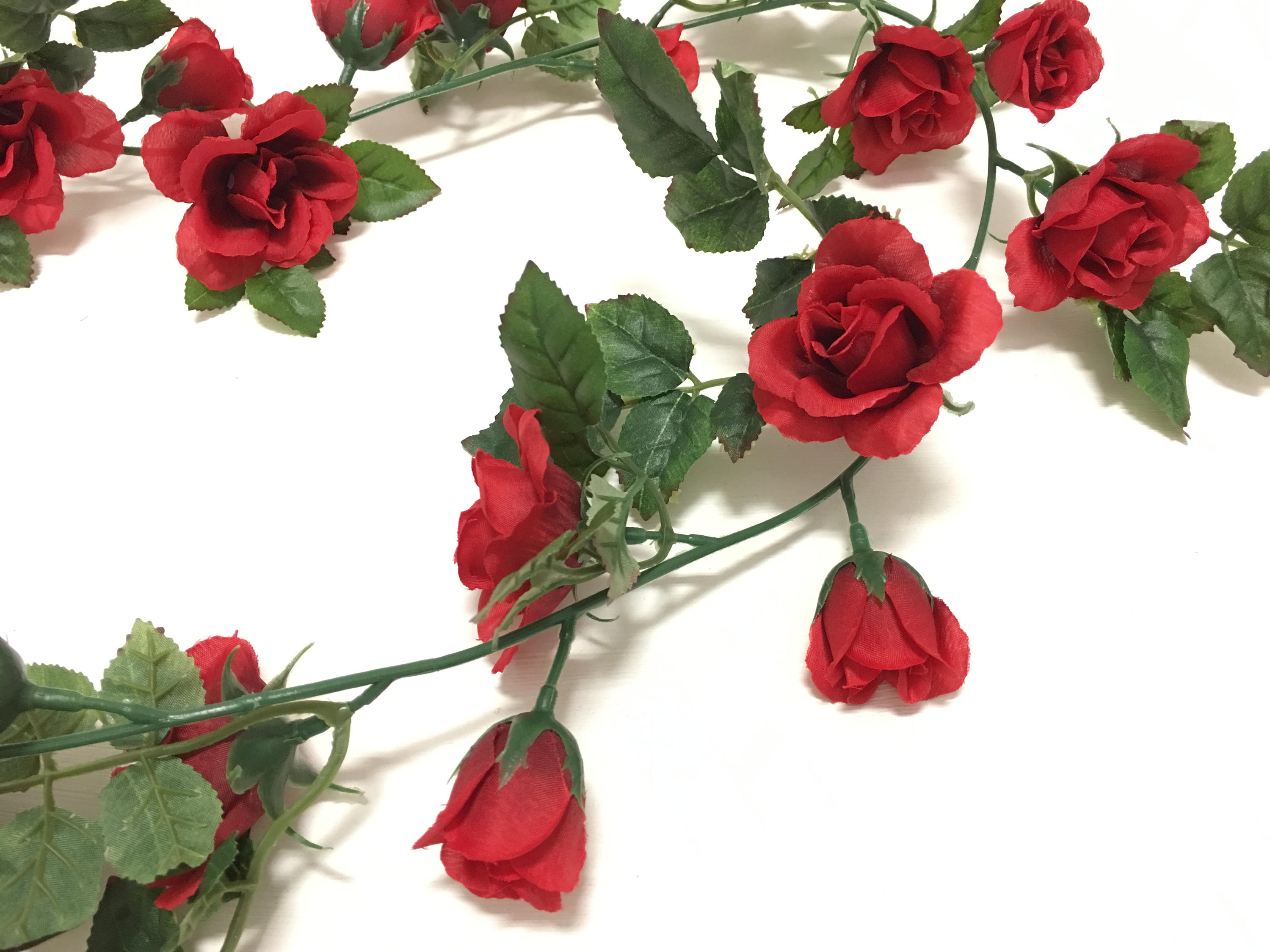 6 Ft RED Rose GARLAND Wedding Crowns Head Wreaths Wedding | Etsy