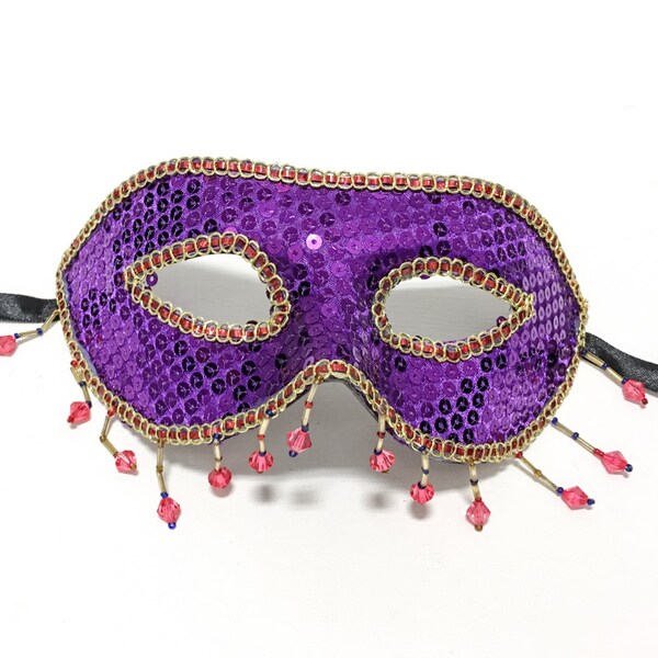 Red Party Mask - Etsy