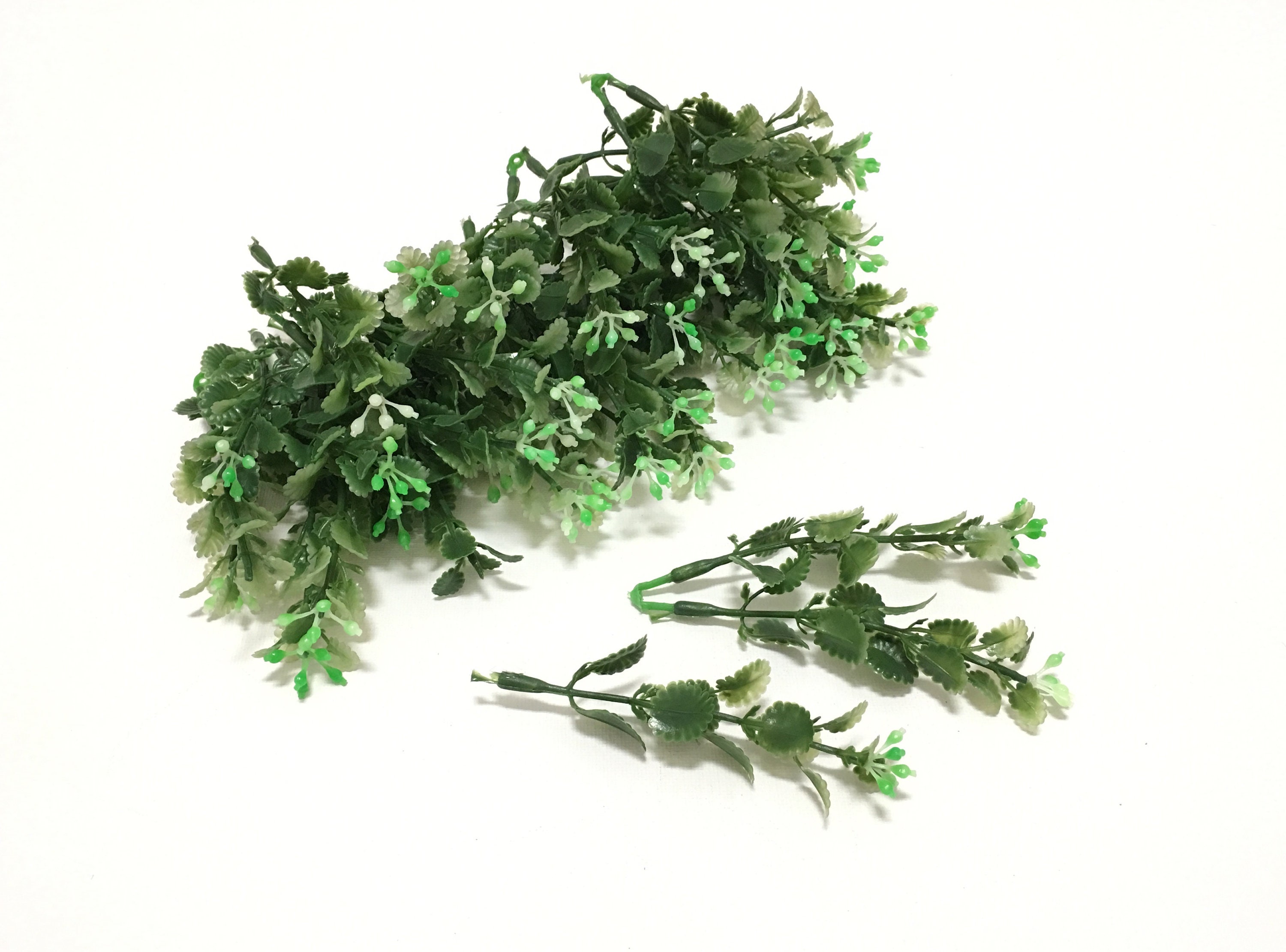 1 Set Plastic Greenery Stems Filler Plastic Flowers - Etsy