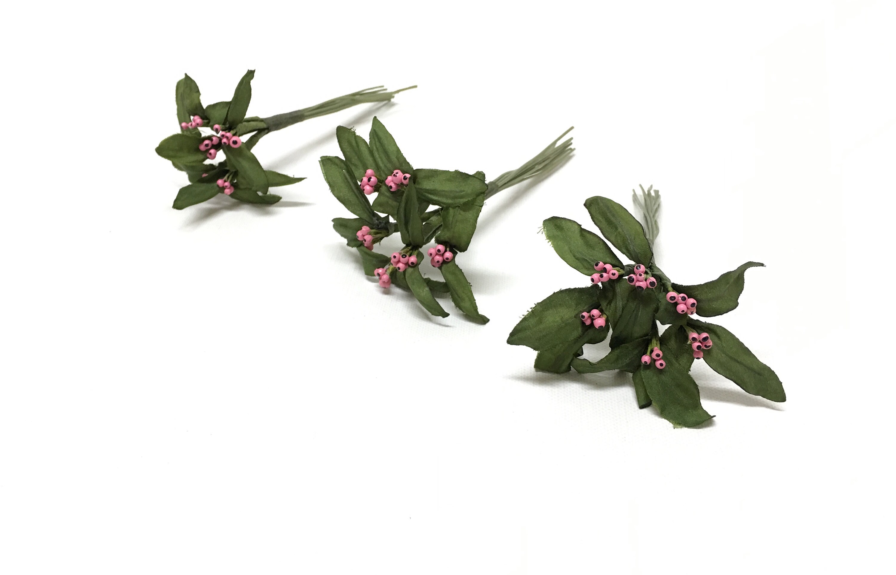 3 Sets Tiny PINK Artificial Berry Picks Artificial Flowers - Etsy