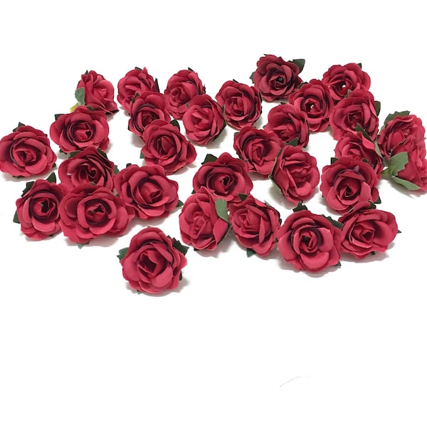 Red Silk Roses - Etsy