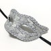 Masquerade Mask SILVER LACE Half Mask Costume Party Mask - Etsy