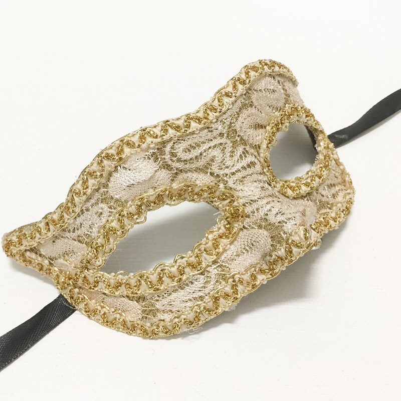 Gold Masquerade Mask - Etsy