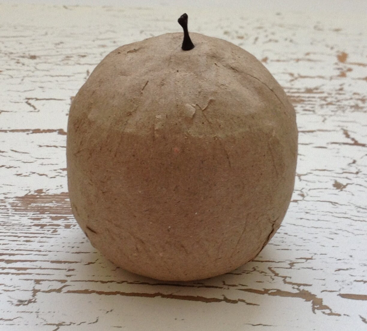 Paper Mache Ornament - Unfinished Paper Mache ORANGE - Christmas ...