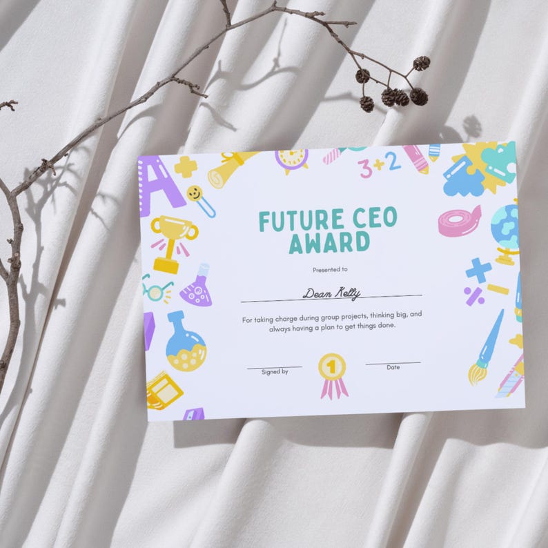 Editable Student Award Certificates | Set of 15 End of Year Funny ...