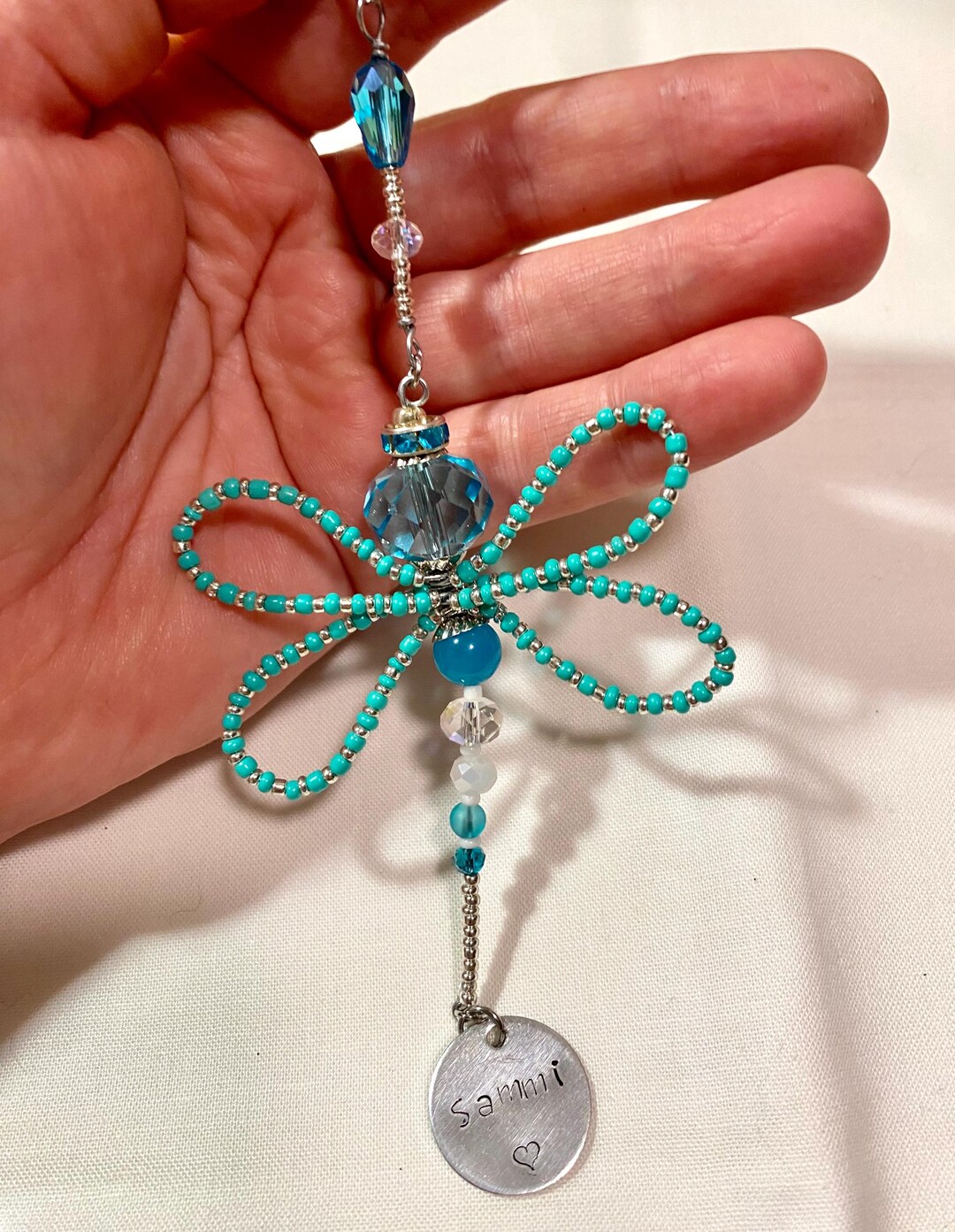 Beaded Dragonfly. Keychain, Collectable Dragonflies, Dragonfly Purse ...