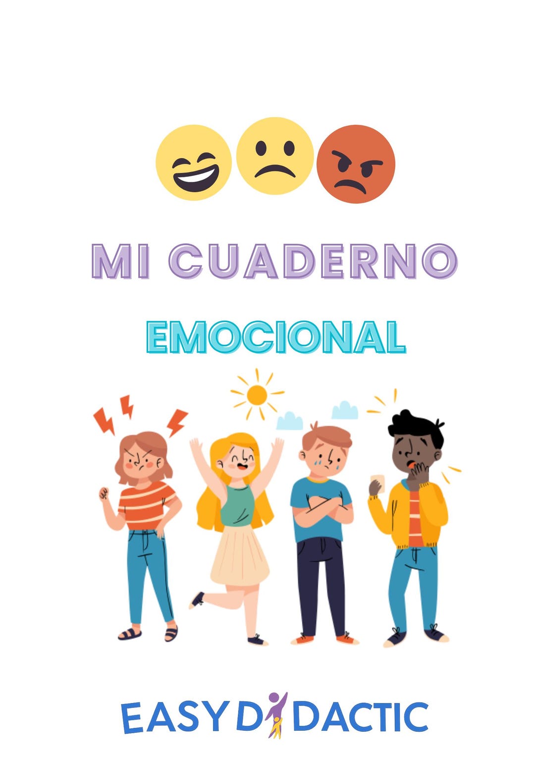 Cuaderno Emocional Niños. - Etsy